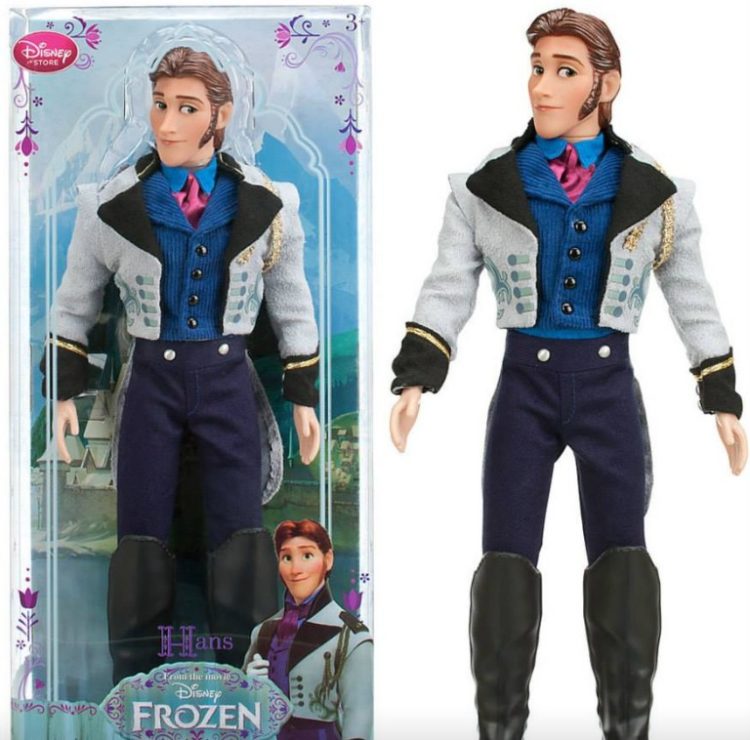 'Frozen' Merchandise News: Hans & Kristoff Disney Store Dolls Surface ...